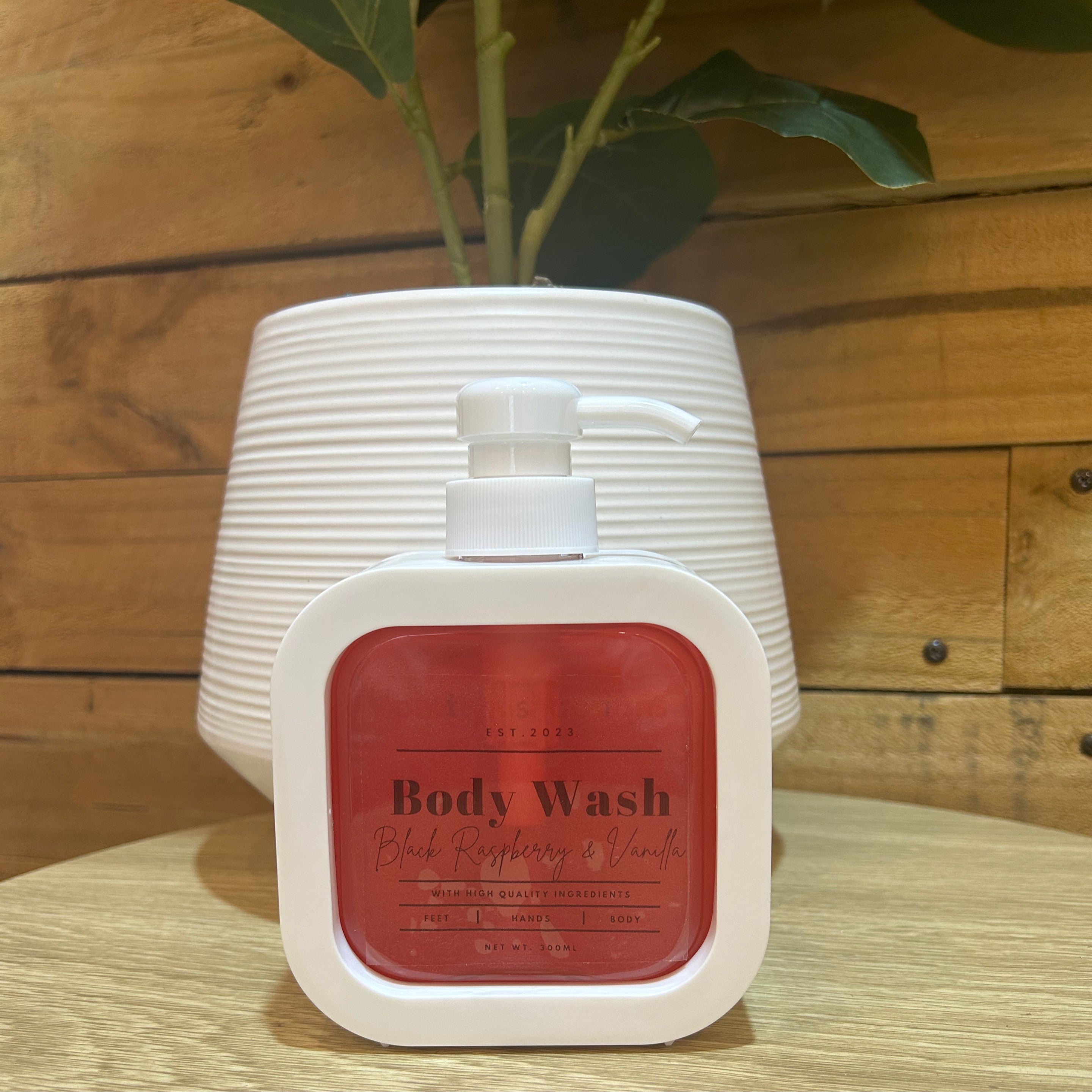 Black Raspberry & Vanilla Body Wash | Pretty Lush Designs