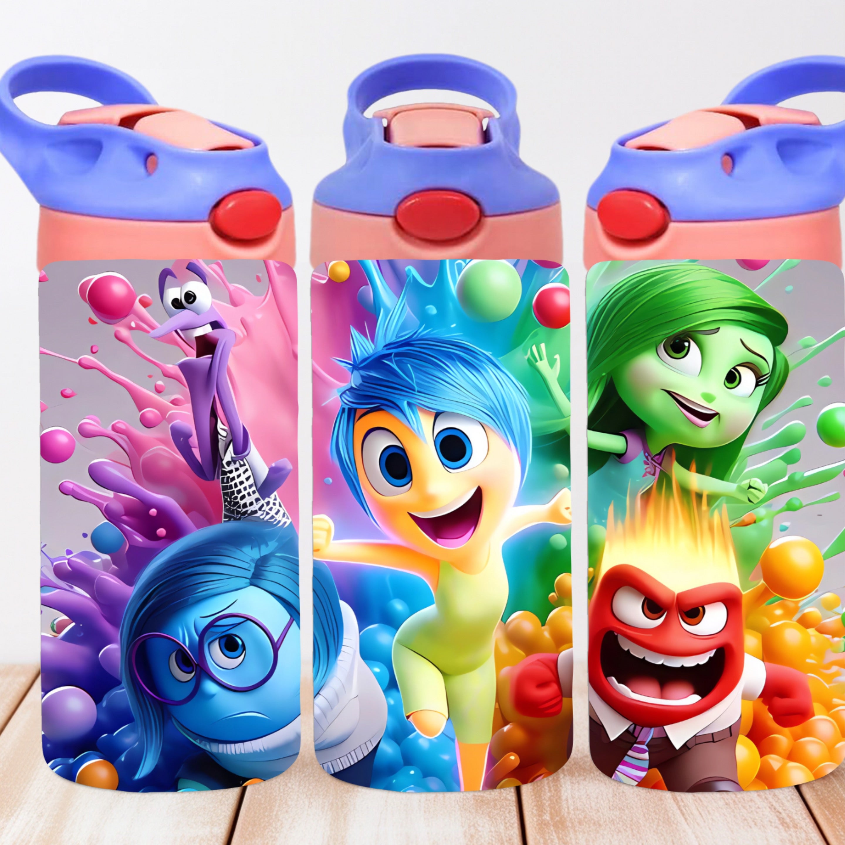 Inside Out - 12oz Sub Drink Bottle | Pretty Lush Designs