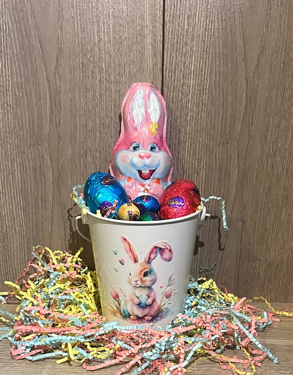 Bunny - White Bucket | Pretty Lush Designs